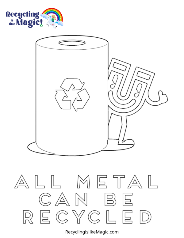 Recycling Coloring Pages for Kids | Recycling is like Magic!